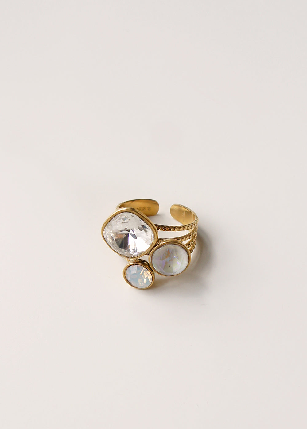Rings | Gold, Crystal & Tortoiseshell Rings | BUSBY & FOX