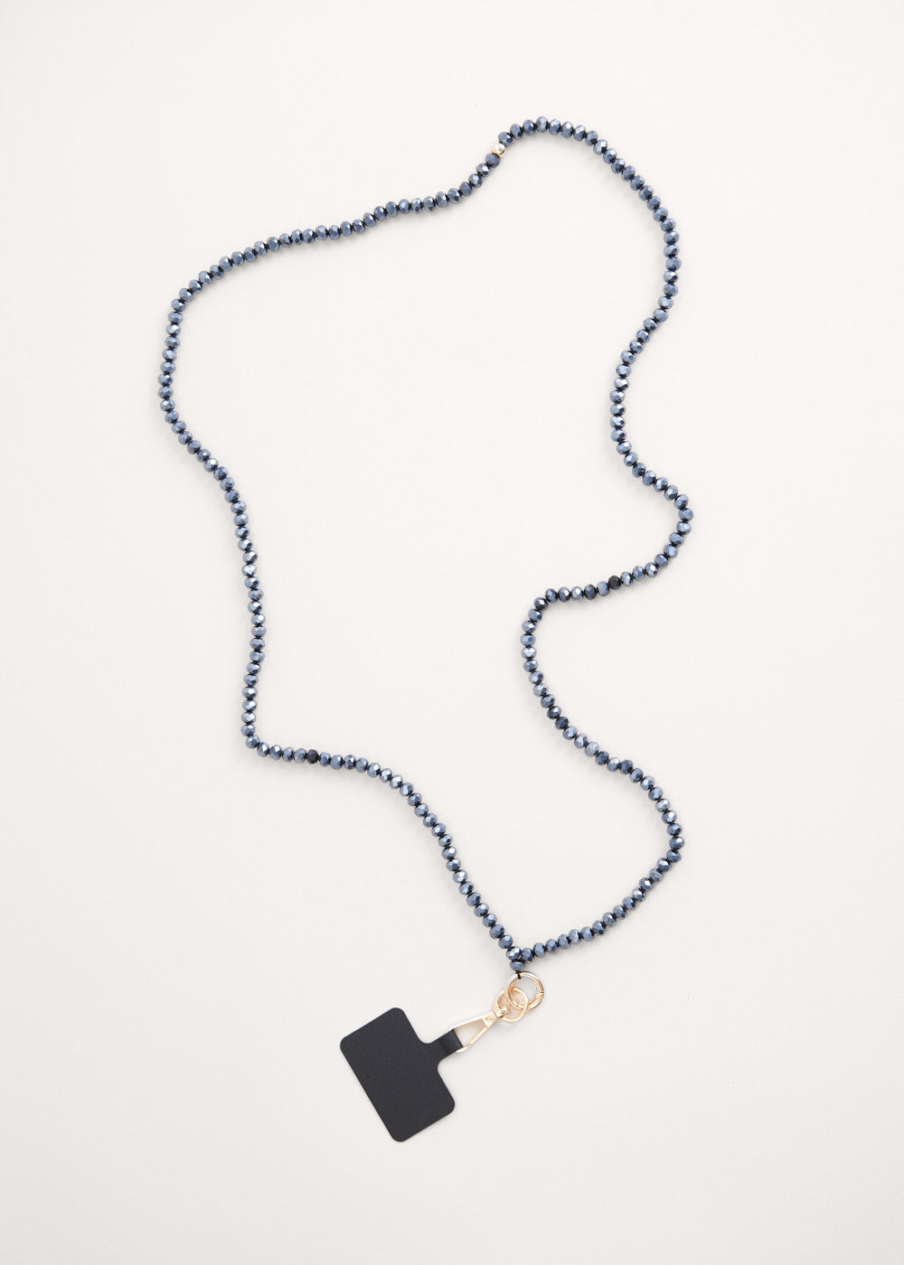 Crystal Lanyard - Blue Black | Jewellery | BUSBY & FOX