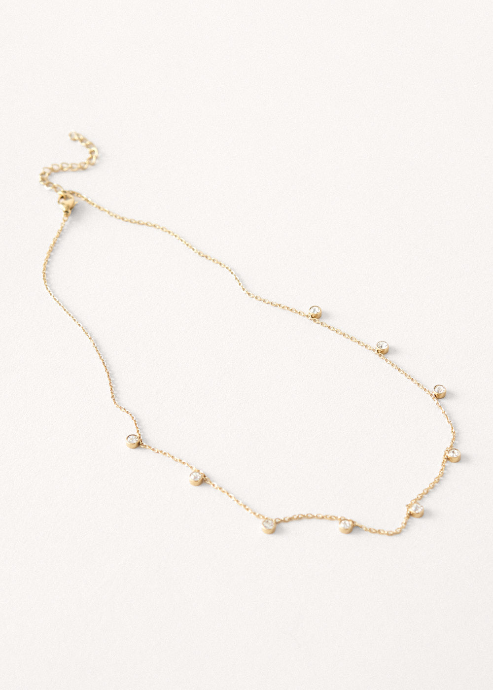 Janine Drop Crystal Gem Necklace | Jewellery | BUSBY & FOX