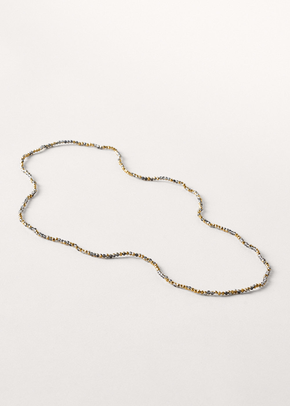 Juli Crystal Necklace - Gold Grey | Crystal Jewellery | BUSBY & FOX