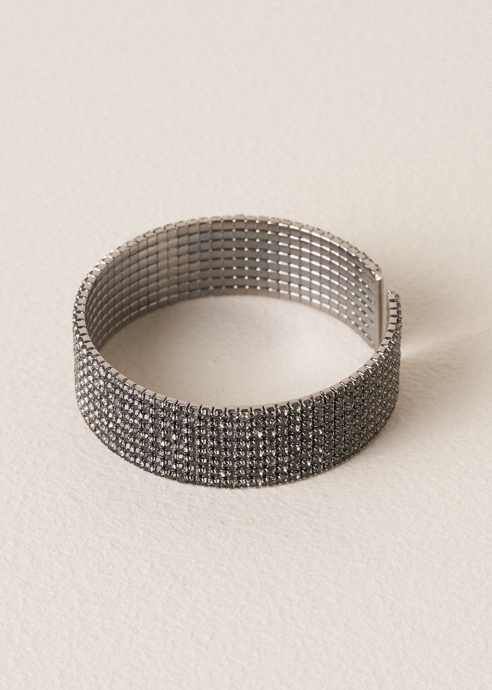Constance Diamante Cuff - Black | Jewellery | BUSBY & FOX – Busby & Fox
